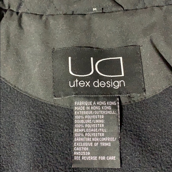UD Utex Design | Jackets & Coats | Black Quilted Jacket | Poshmark